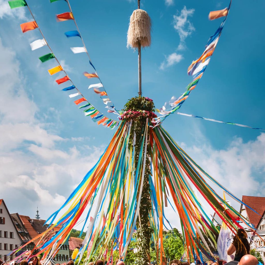 The History of May Day Maypole Dancing